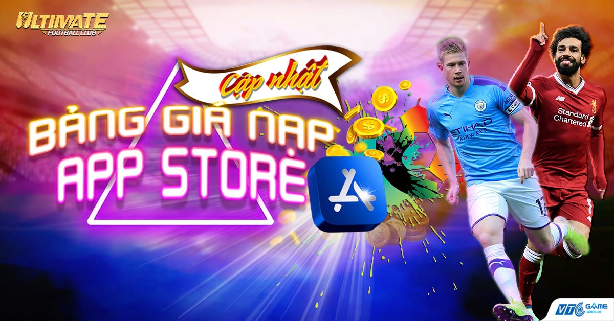 [Cập Nhật] - Thay Đổi Bảng Giá Nạp Appstore